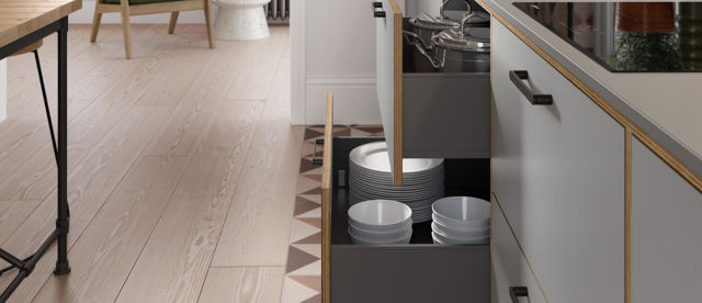 Dust Grey Matt | Multiplex Edging | Matt Grey Kitchen Units